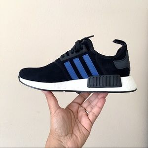 adidas | Shoes | Rare Suede Adidas Nmd R Black Suede Velvet | Poshmark